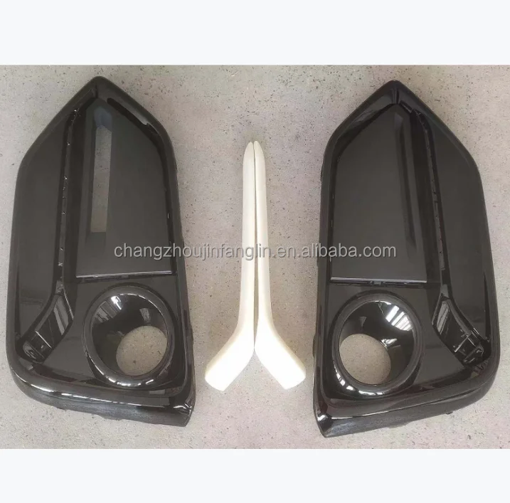 Car Body Kit Front Bumper Fog Lamp Cover For Civic Two Compartments ...