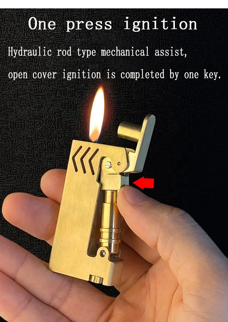 Luxury Kerosene Retro Automatic Personality Handmade Vintage Pure ...