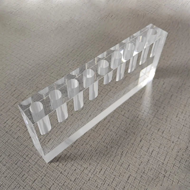 Clear Acrylic Menorah - Custom Lucite Candle Holder for Hanukkah, Eco ...