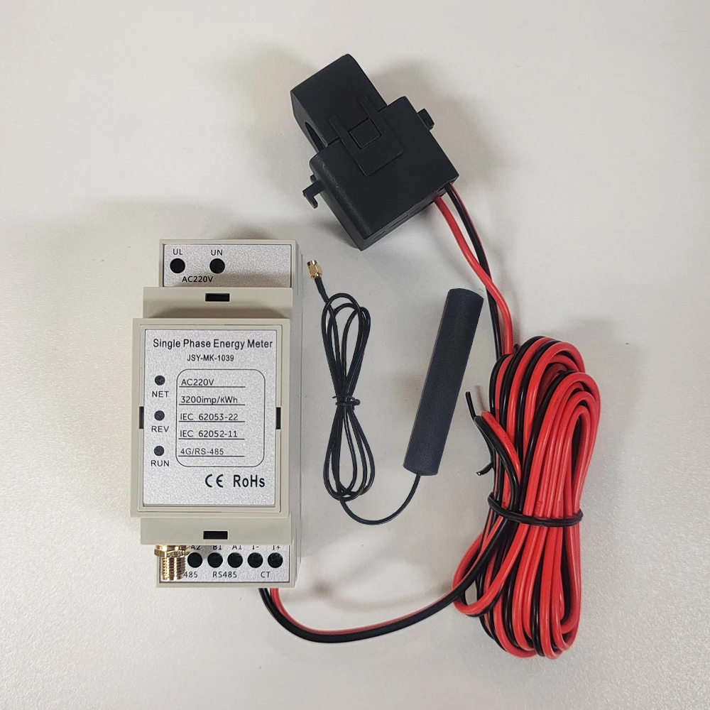 Single Phase Smart Energy Meter - DIN Rail Kwh Solar Meter