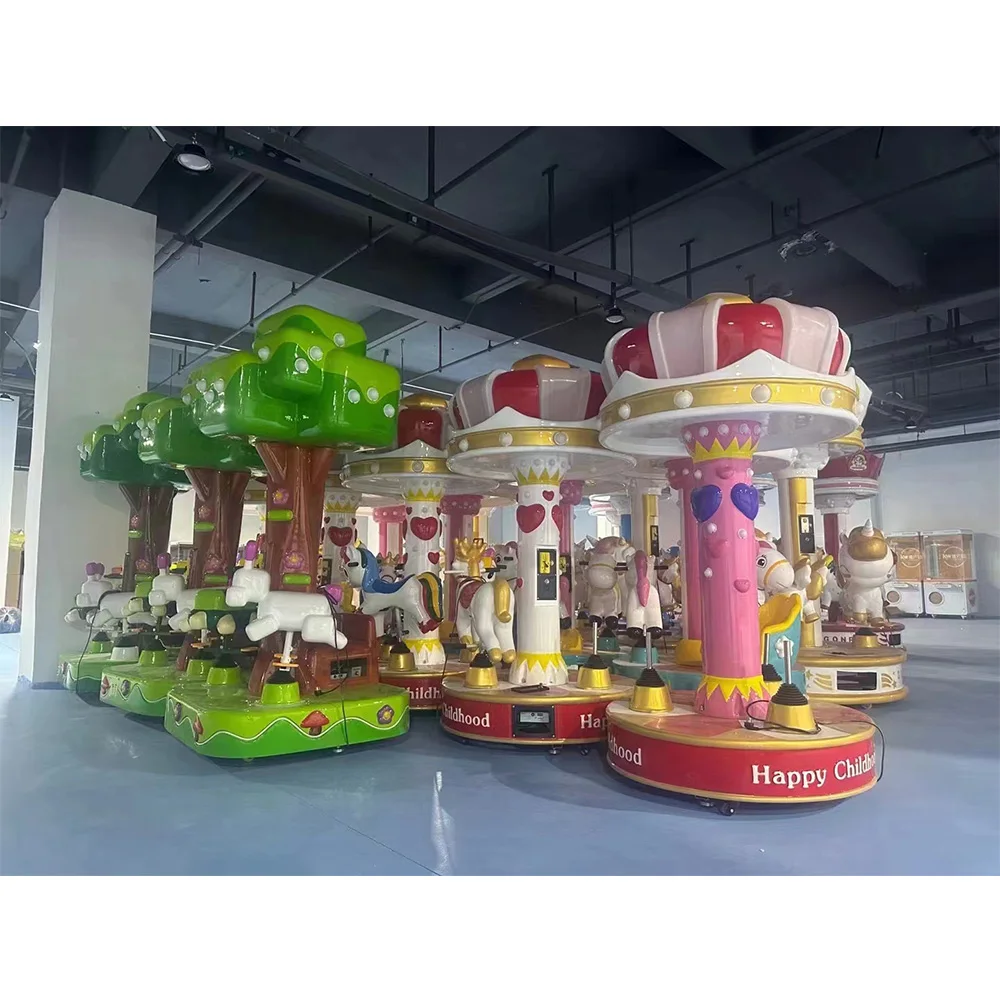 Popular Amusement Park Hare Tortoise Carousel kiddie Ride Swing Game ...