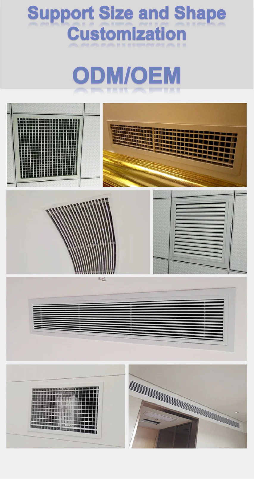 Round Square Ceiling Circular Air Diffuser Aluminum Grill Air Vent For External Hvac Wall Buy