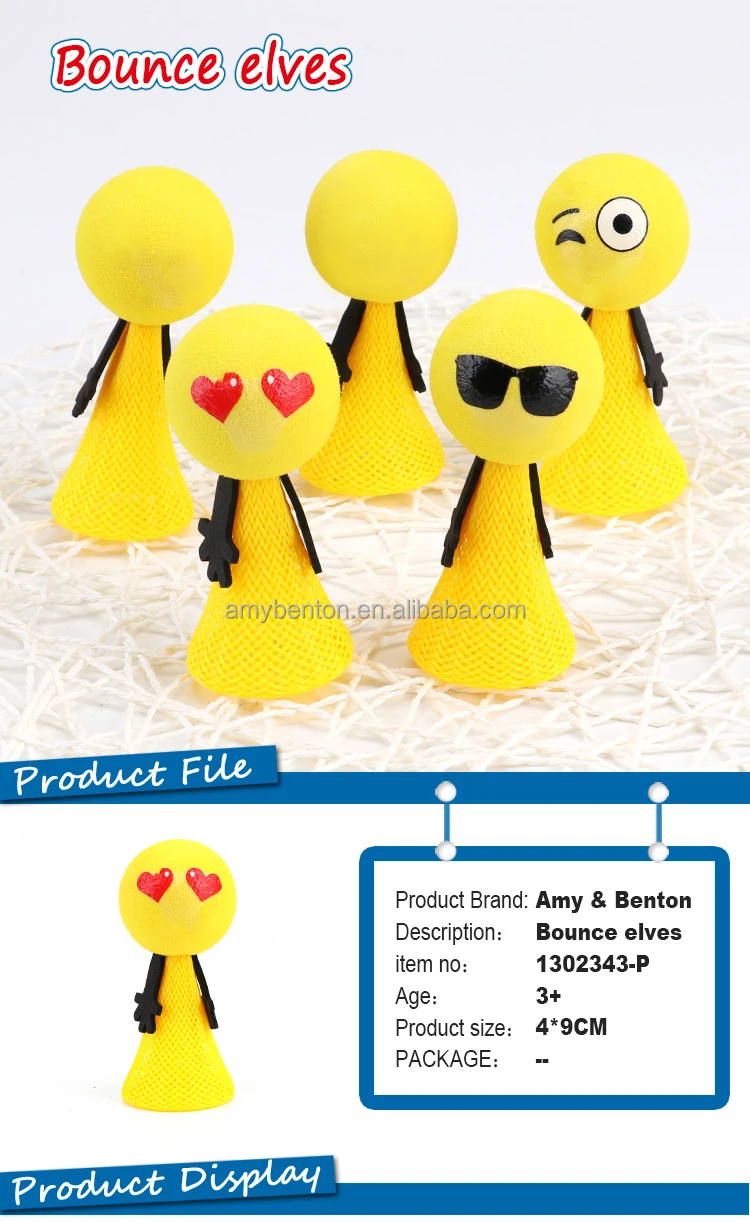 Jumping Popper Spring Launchers Fly Bounce Toy Jumping Elves Launchers ...