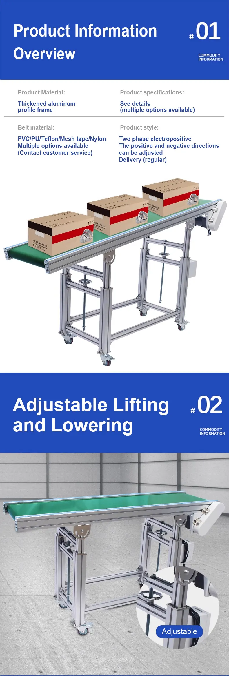 Langle Automatic Pvc Curve Belt Conveyor Customized Angle Turning Belt Conveyor Food Grade ...