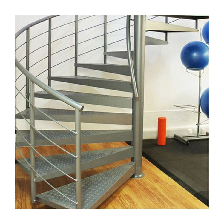 Outdoor Build Metal Stairs Wrought Iron Rotate Stair Spiral Stainless ...