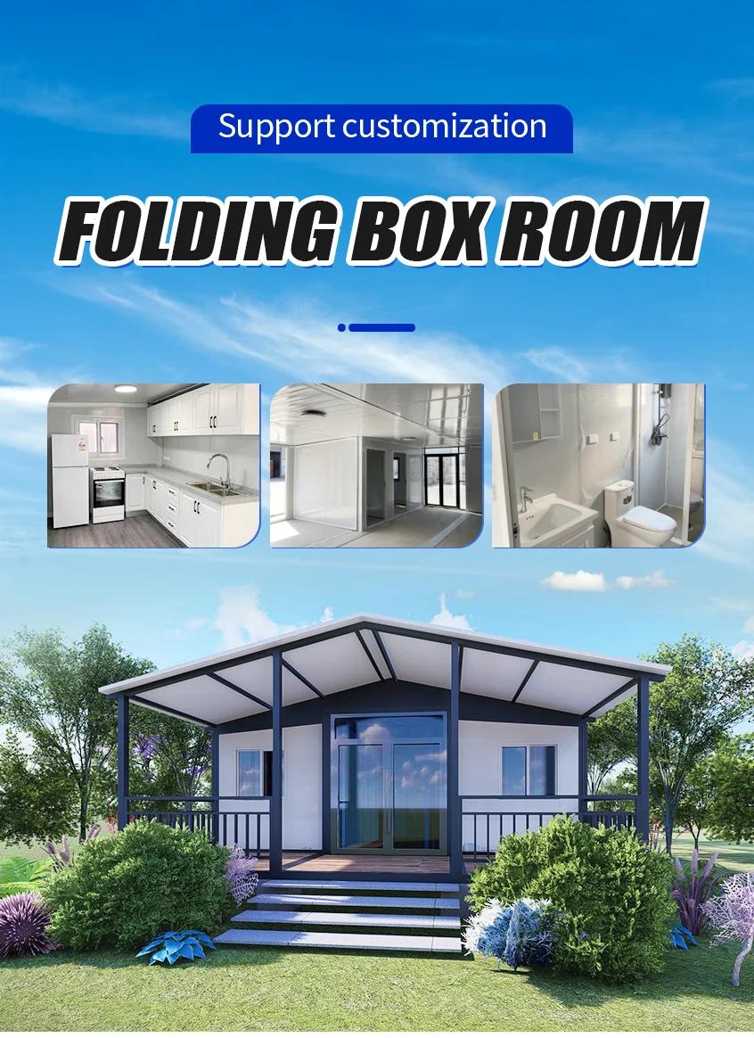 Modern Portable Folding Container House - Extendable & Durable