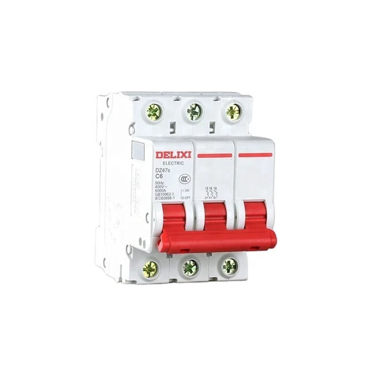 DELIXI DZ47S MCB 63 Amp - Reliable Building Circuit Protection