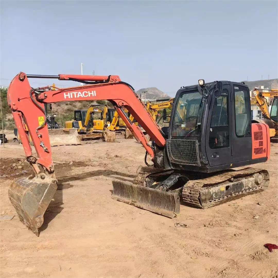 Small Hitachi Excavator Japan Original Used Mini Excavator ZX60 Second ...