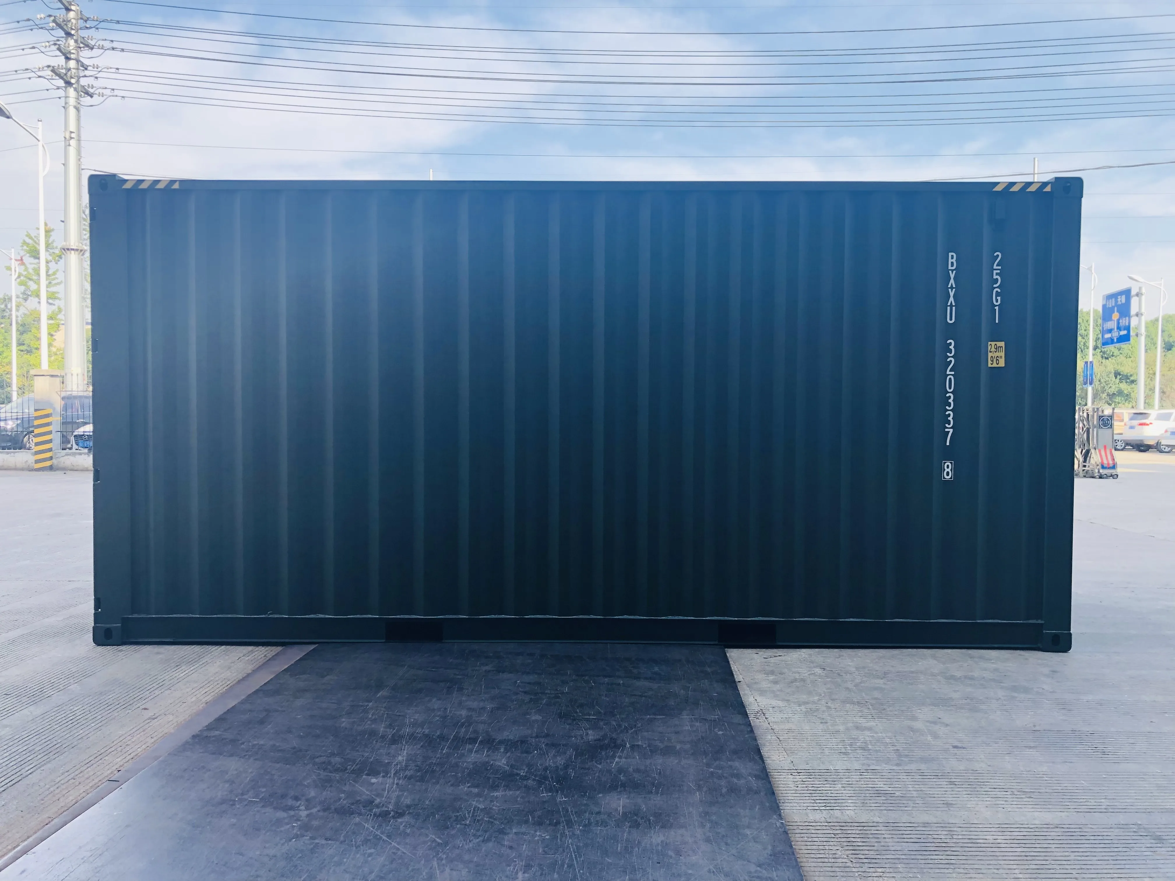 New 20hc Container 20 Feet Length High Cube Dry Cargo Shipping ...