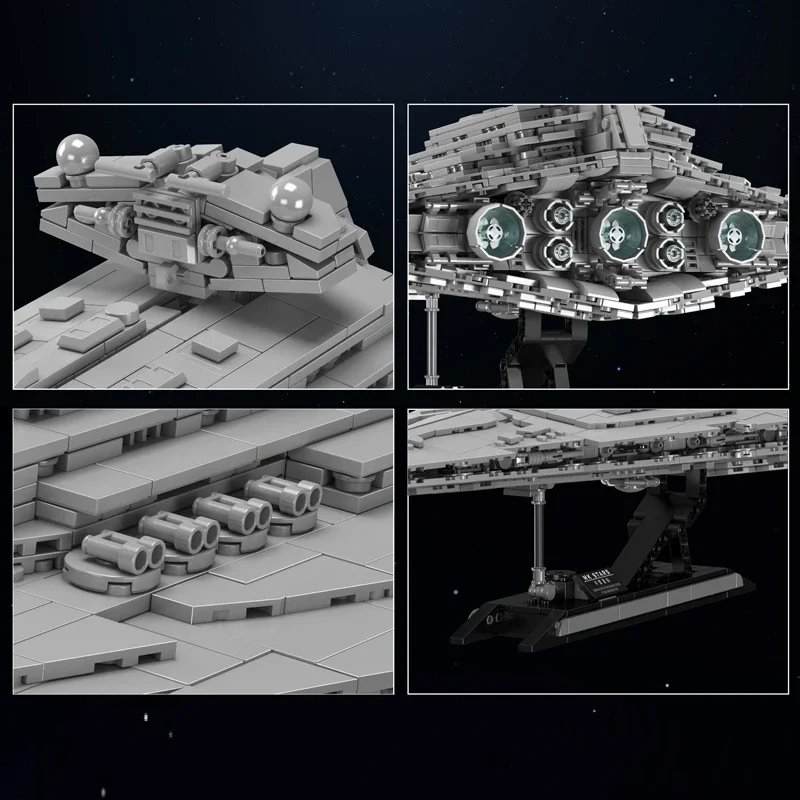 Mould King 21073 Star Plan The Imperial Star Ship Model Assembly Star ...