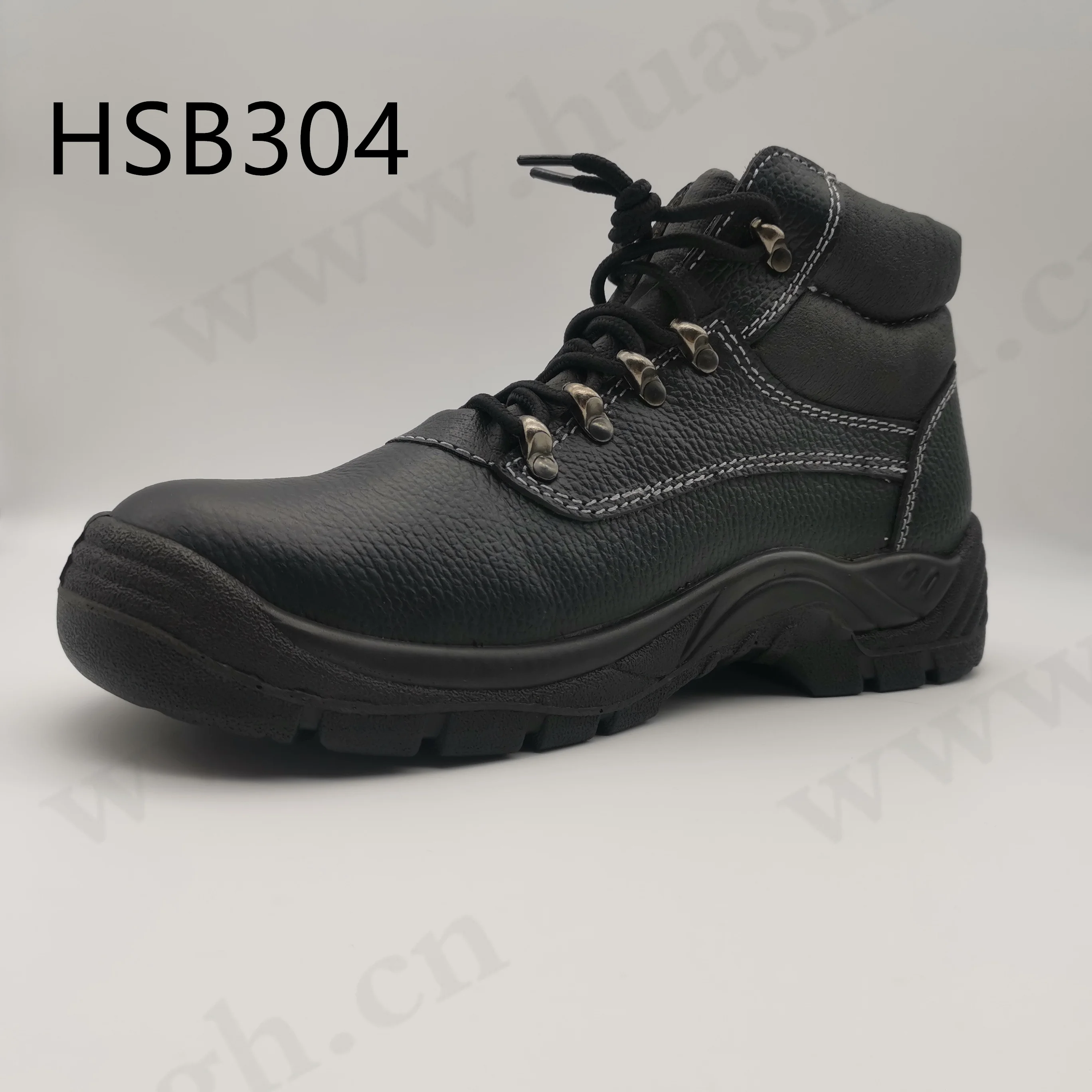 Cmh,6 Inch Pu/pu Injection Sole Work Boots With Steel Toe Anti-puncture ...
