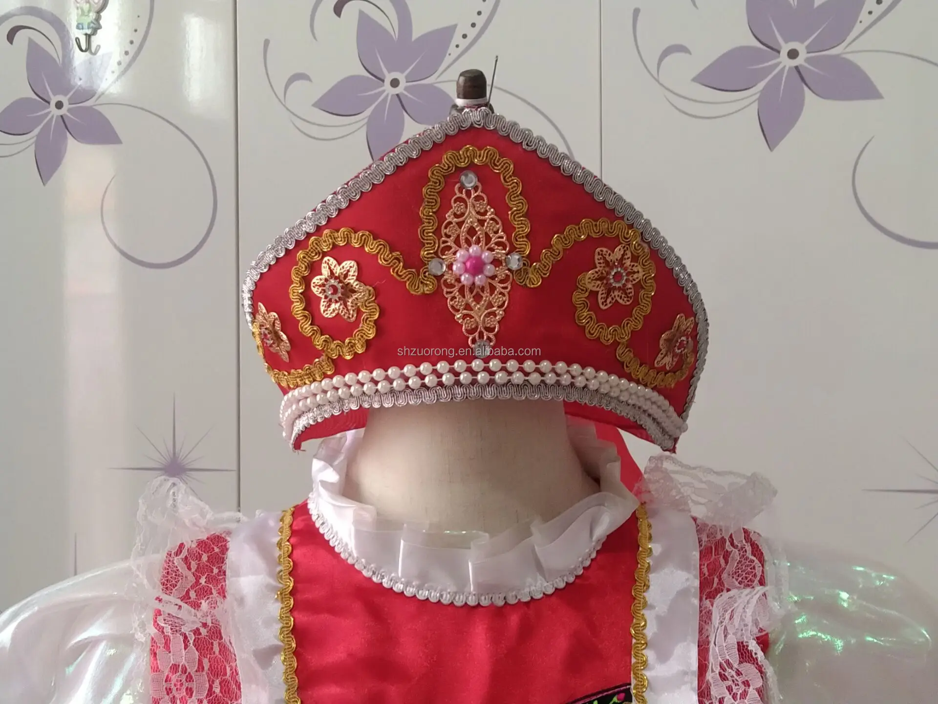 Shop Our Custom Kokoshnik Headdresses for Russian Festivals