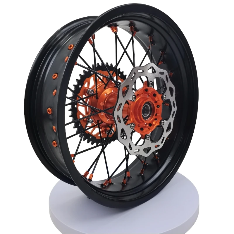 High Quality Ktm Supermoto Wheels 17 Aluminum Alloy Front And Rear
