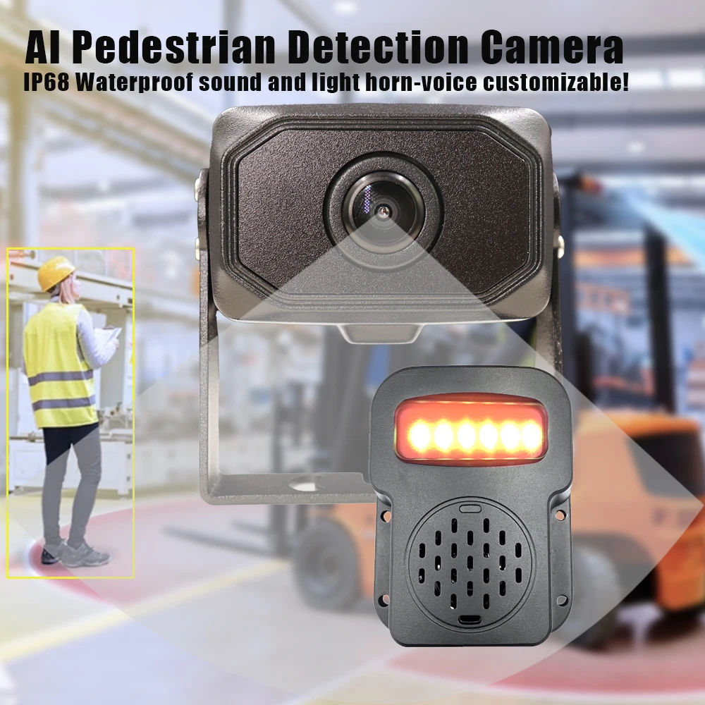 Heavy Duty Vehicle AI Pedestrian Detection 1080P AHD Front Rear BSD ...