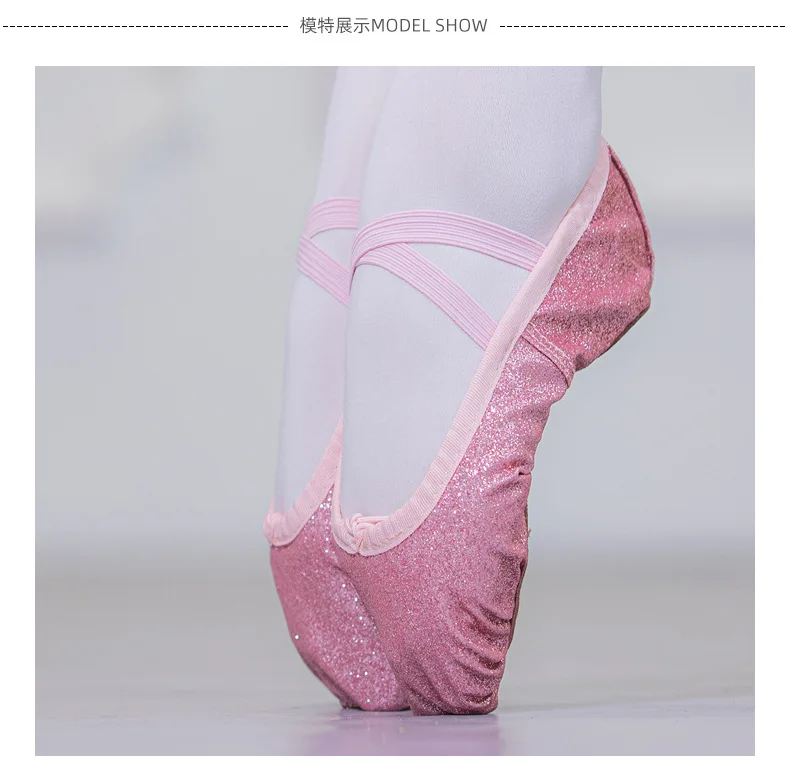 Glitter Shinny Soft Sole Belly Dance Shoes For Stage Performance - Buy ...