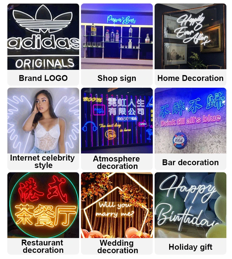 Custom 6mm 8mm 12v 24v Smd 2835 Digital Acrylic Indoor Welcom Led Neon ...