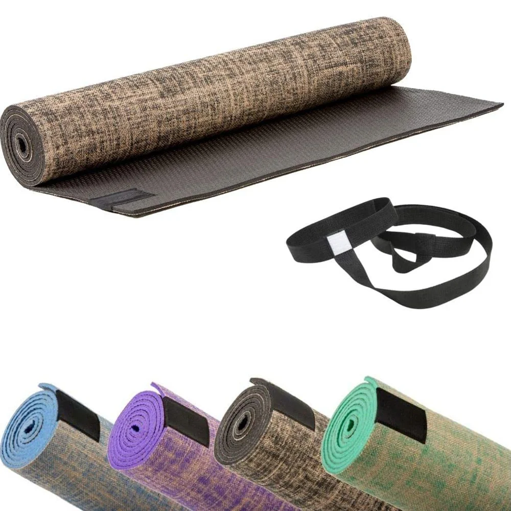 Natural Organic Jute Yoga Mats - Durable & Eco-friendly