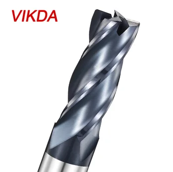 Vikda Overall Fillet Radius 4f Carbide End Mill Hrc50 Processing ...