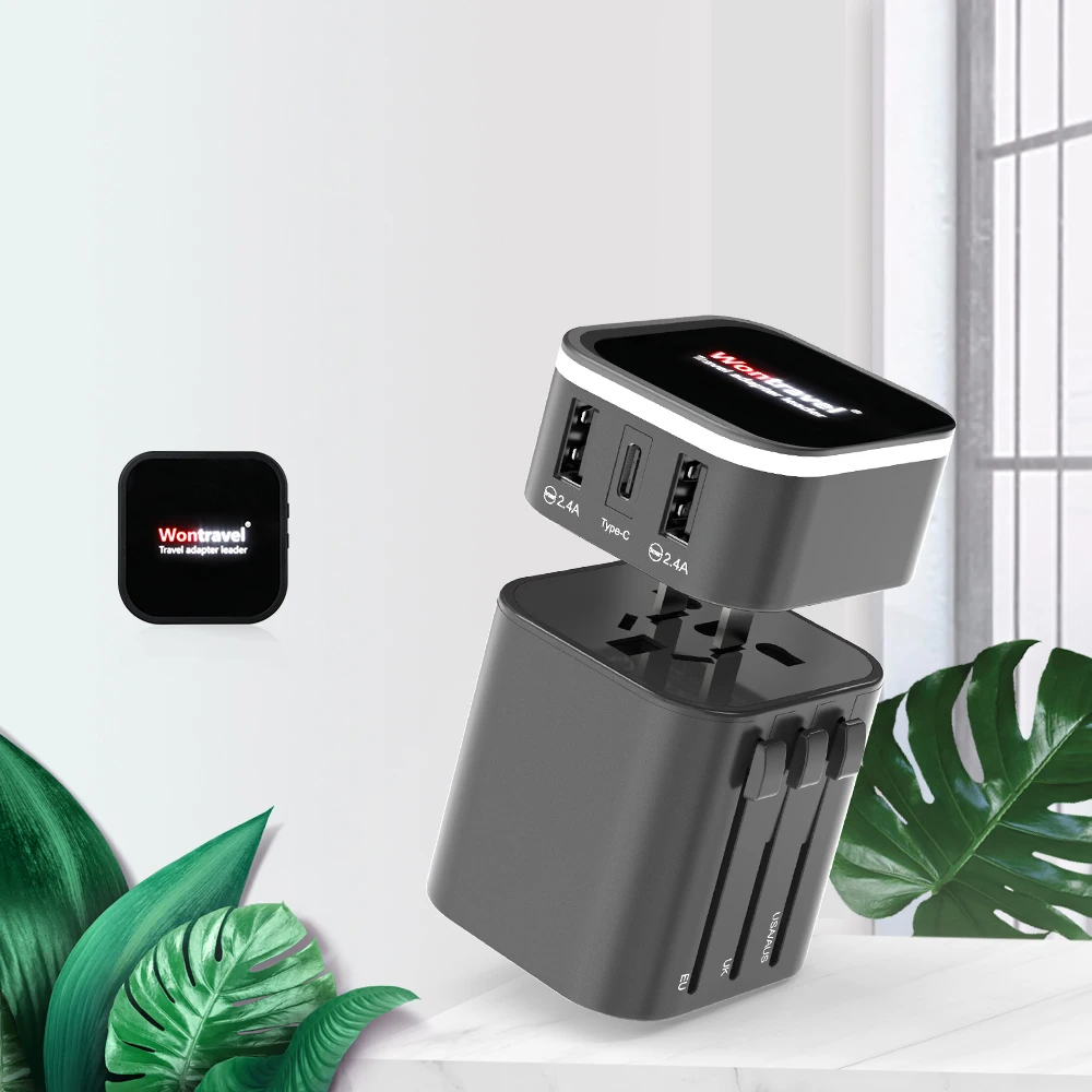 Logo Customizable International Travel Adapter Universal Power Adapter ...