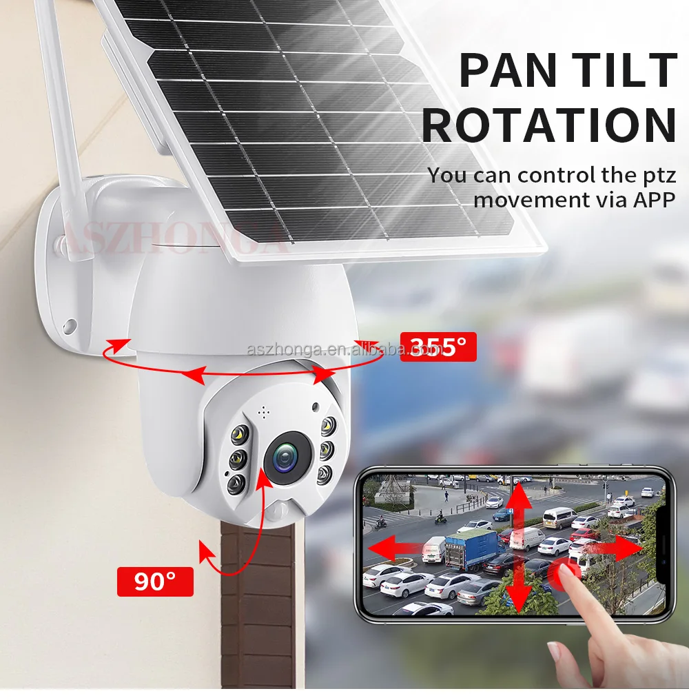 S10 Solar Power 3g 4g Sim Card1080p H.265 Network Video Recorder ...