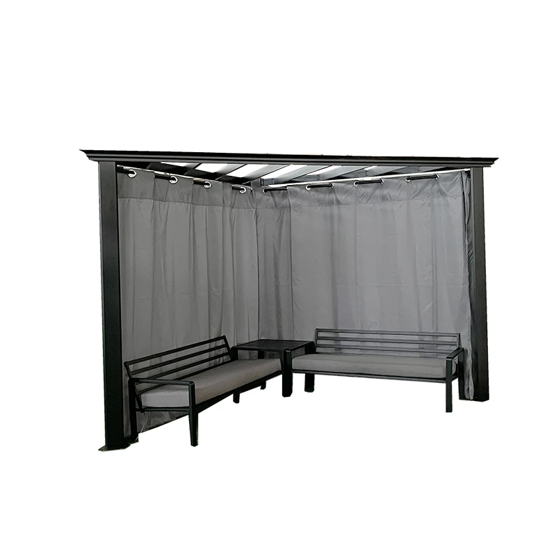 Customized Triangle Metal Gazebos Tent Garden Awning Outdoor Pergola ...