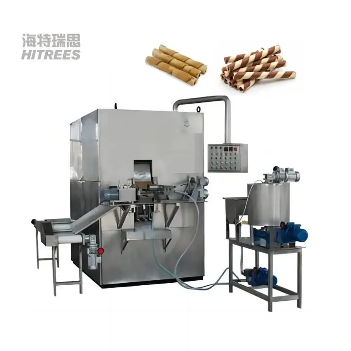 Customized Wafer Roll Stick Making Machine/ Wafer Roll Production Line ...