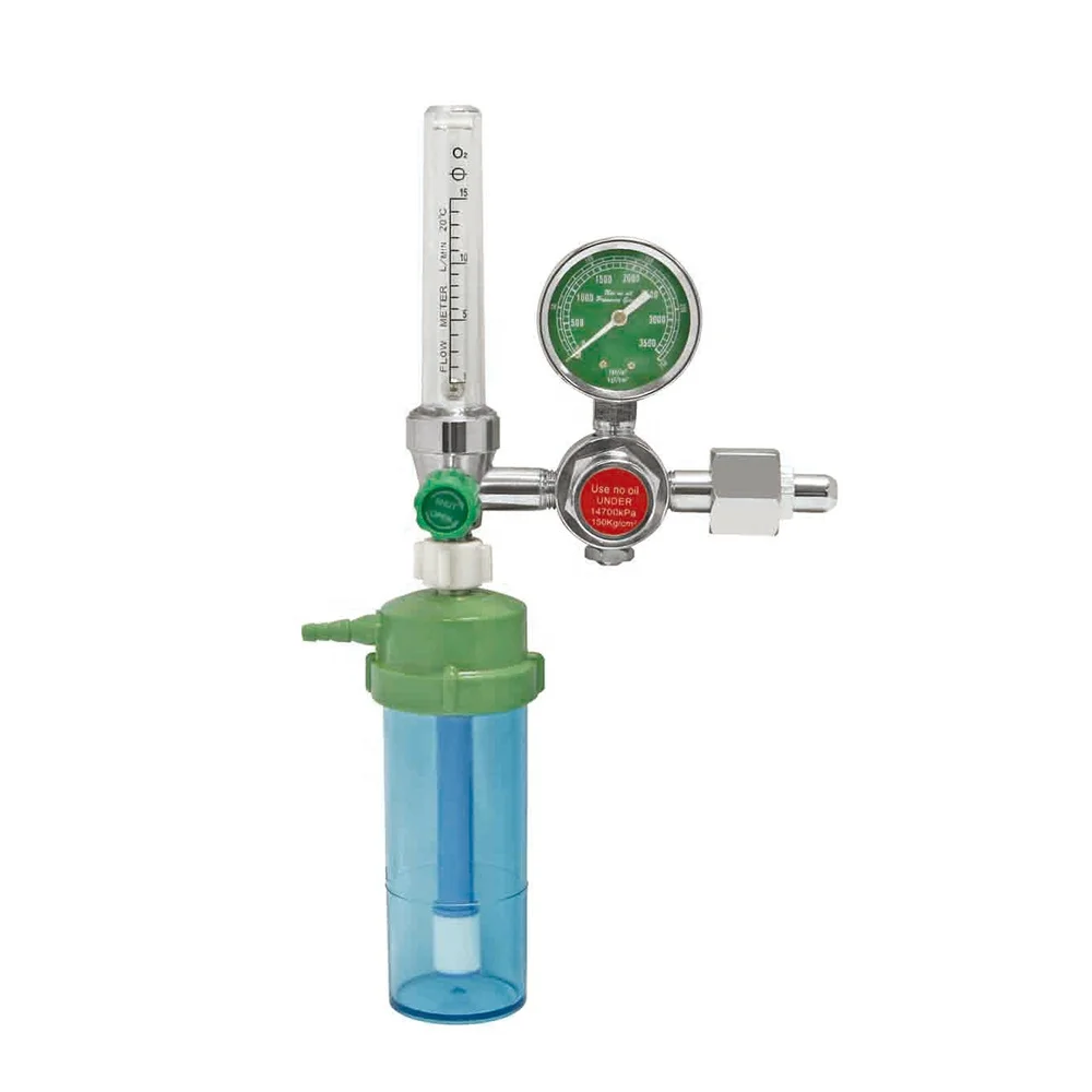 YR-88 Medical Oxygen Regulator with Flow Meter & Humidifier ...