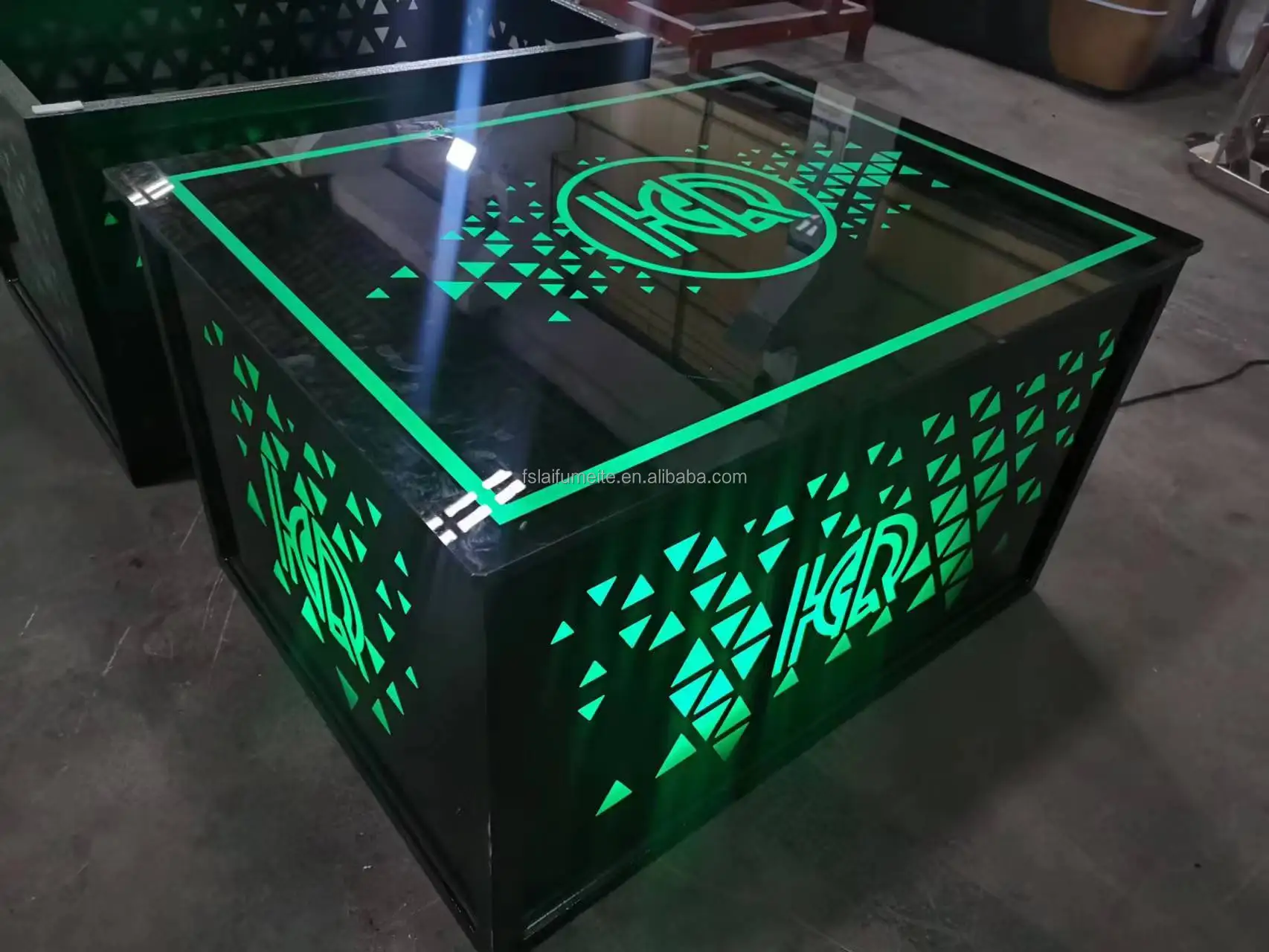 Modern Luxury Led Nightclub Furniture Luminous Coffee Bar Tables for ...