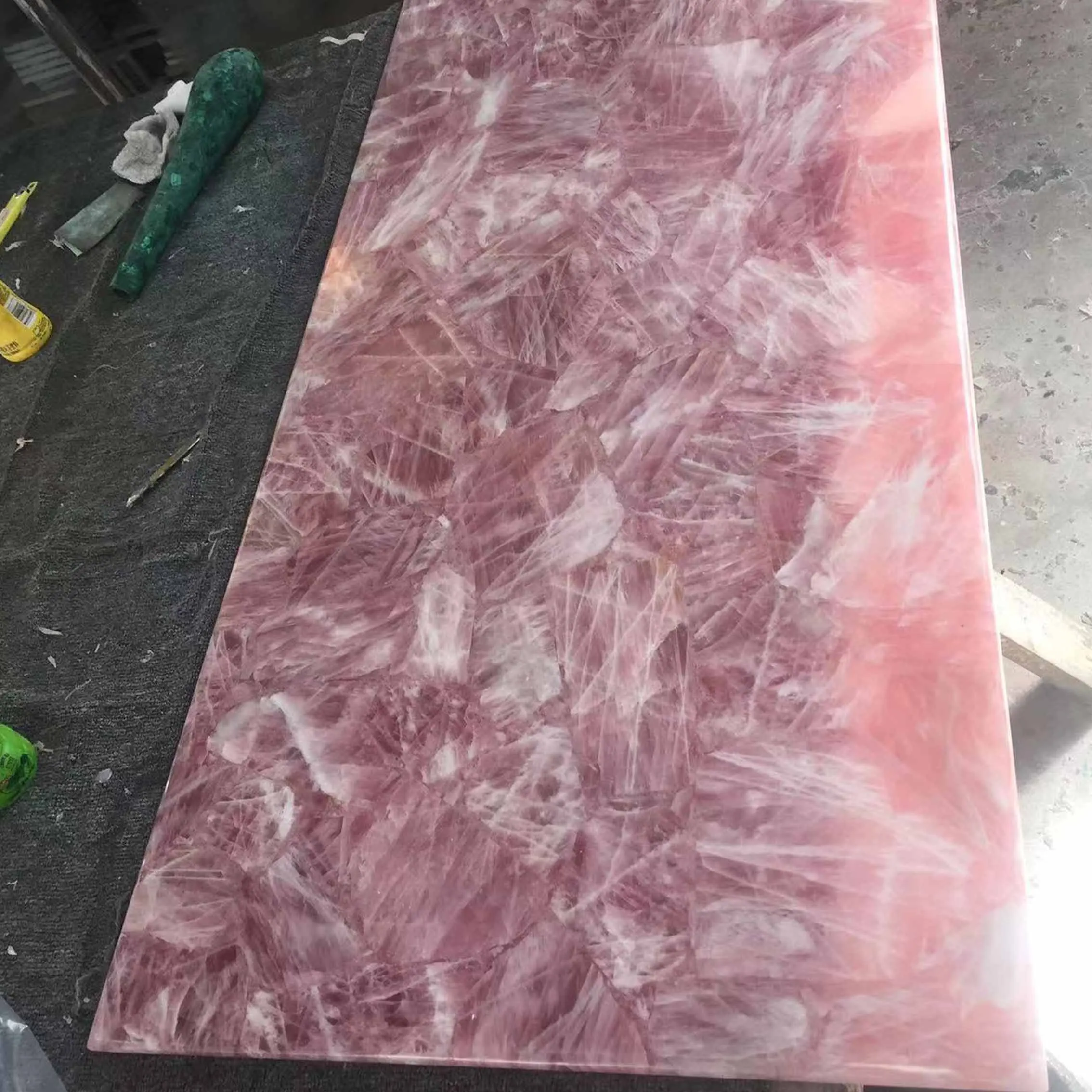 Pink Quartz Countertops - Customize Rose Quartz for Kitchens