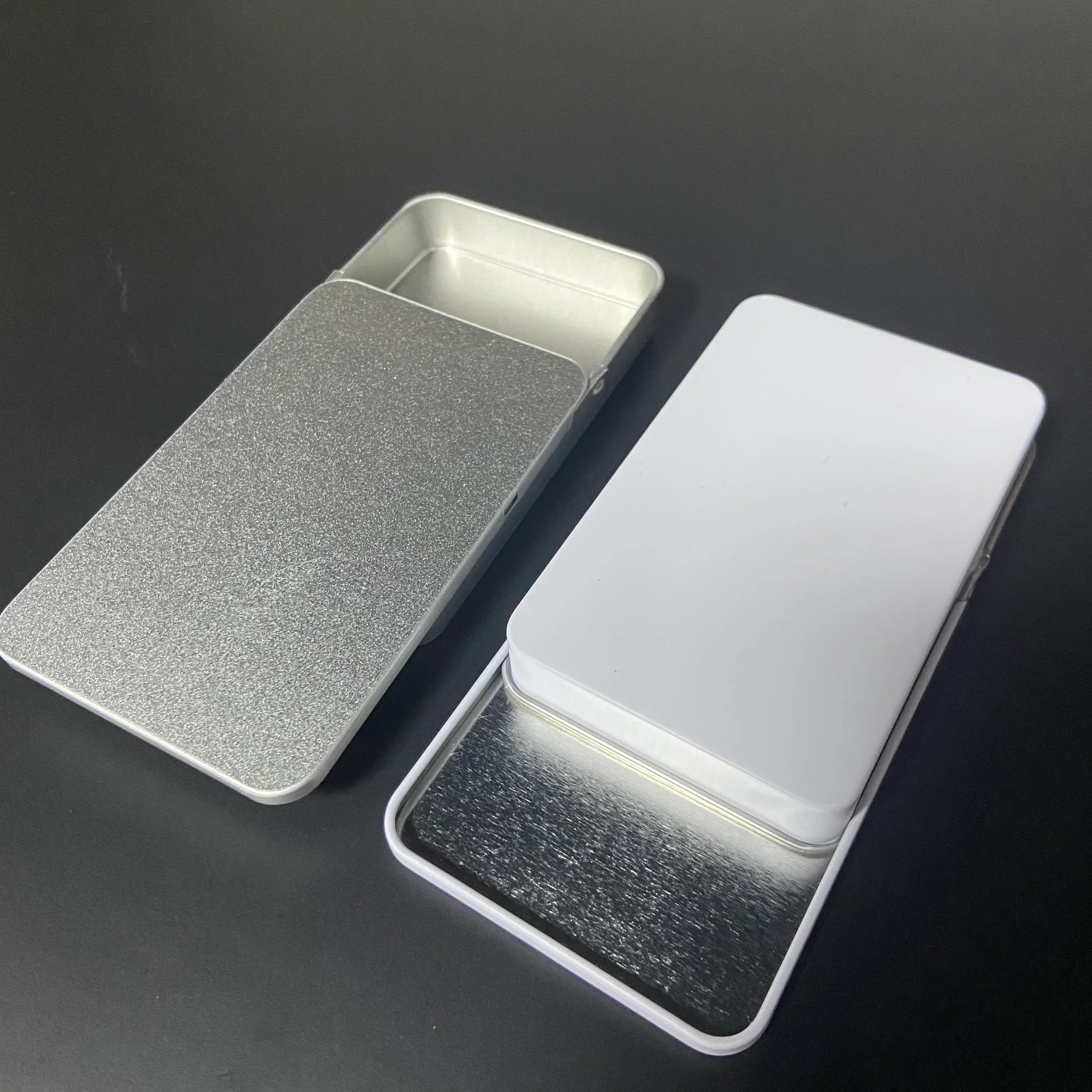 Pull-Push Tin Cans Tinplate Small Gift Metal Rectangular Sublimation ...