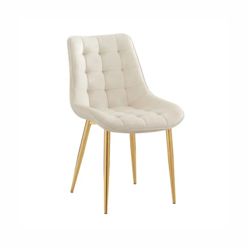 Nordic Design Upholstered Metal Legs Custom Colors Chairs