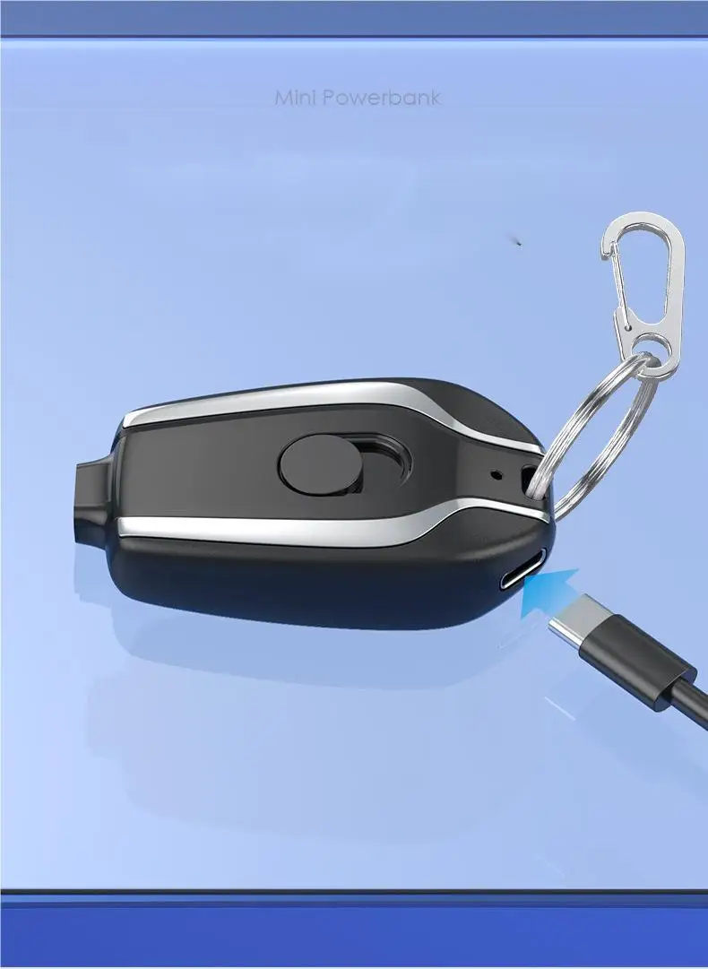 Power Bank Keychain - Portable Backup Charger & Promotional Gift