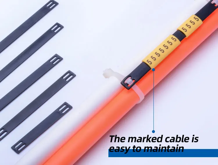 Approved New Design Hot Selling Plastic Cable Marker Strip