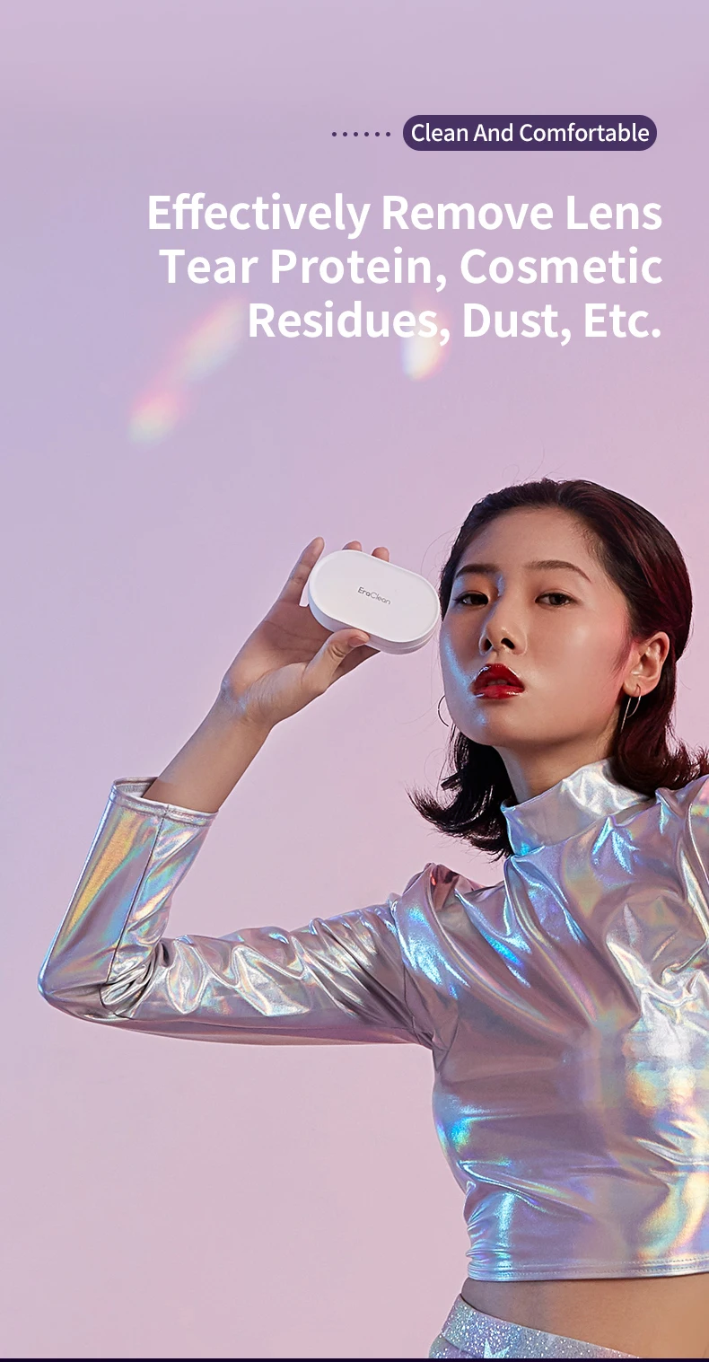 Ultrasonic Contact Lens Cleaner Personalized High Appearance Level Look ...