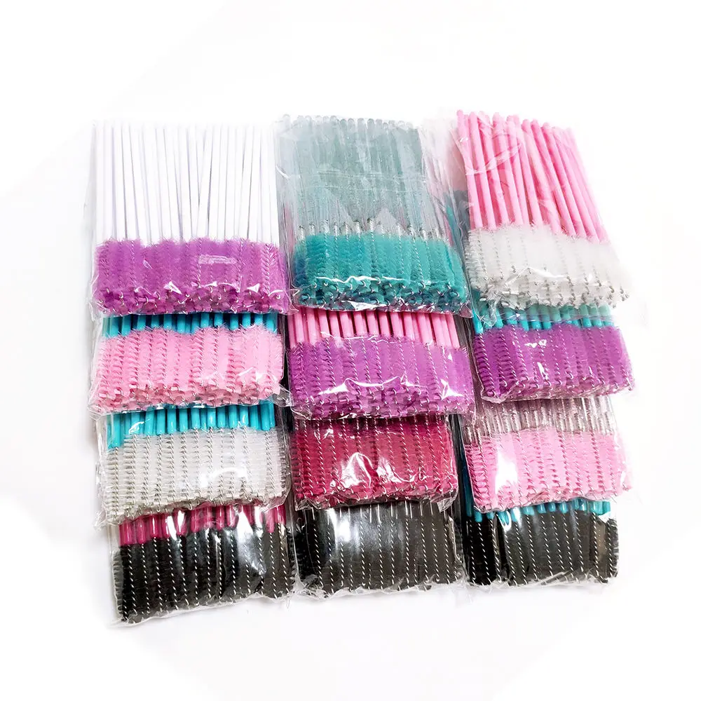 Private Label Eyelash Brush - Disposable Spoolie Cleaner