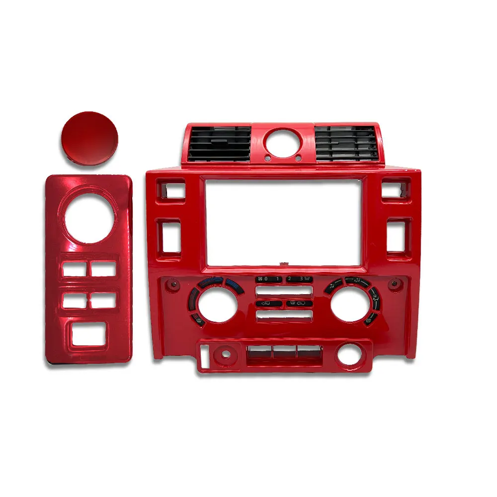 Glossy Black Matt Carbon Center Console for Land Rover Defender 110 Dash