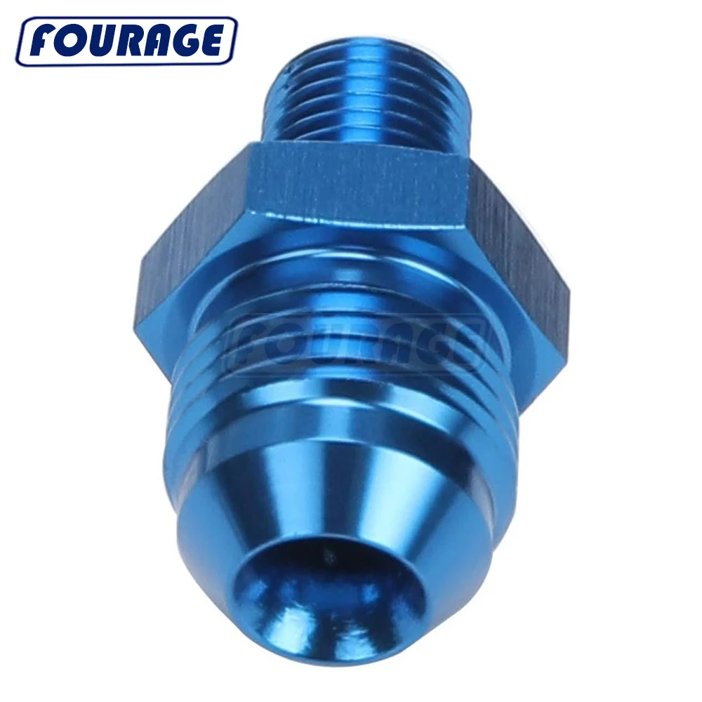 Cnc Car Part Aluminum Male Metric Thread To An4 An6 An8 An10 An12 Male ...