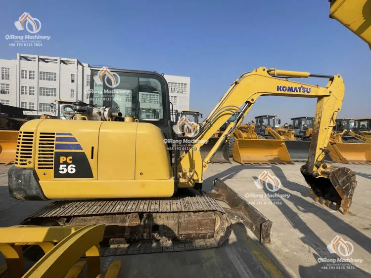 Komatsu Mini Excavator Japan Original Used Komatsu Pc56 Pc56-7 Digger Machinery With Cheap Price ...