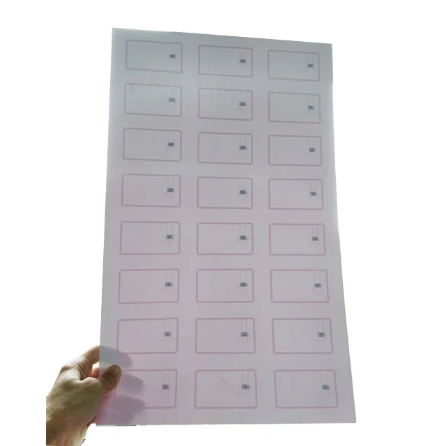 Polycarbonate Pc Prelam Inlay Wire Embedding Sheet For Security Id Card ...