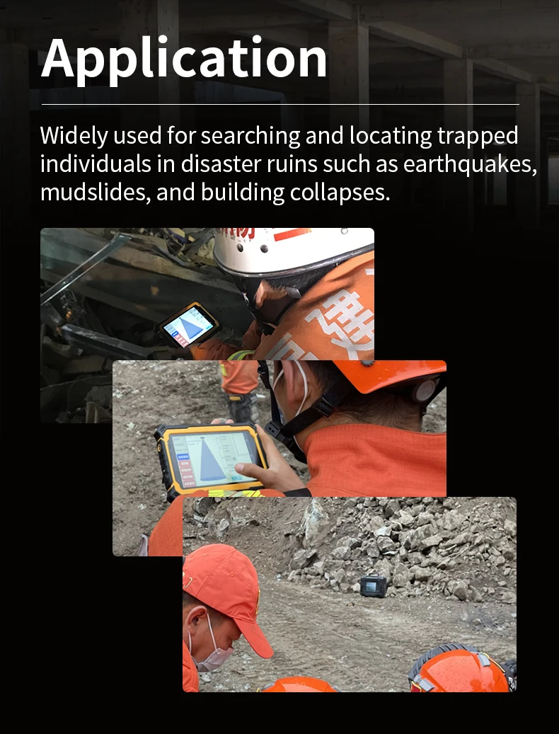 LSJ Multi-Mode Radar Life Detection Equipment for Earthquake Rescue