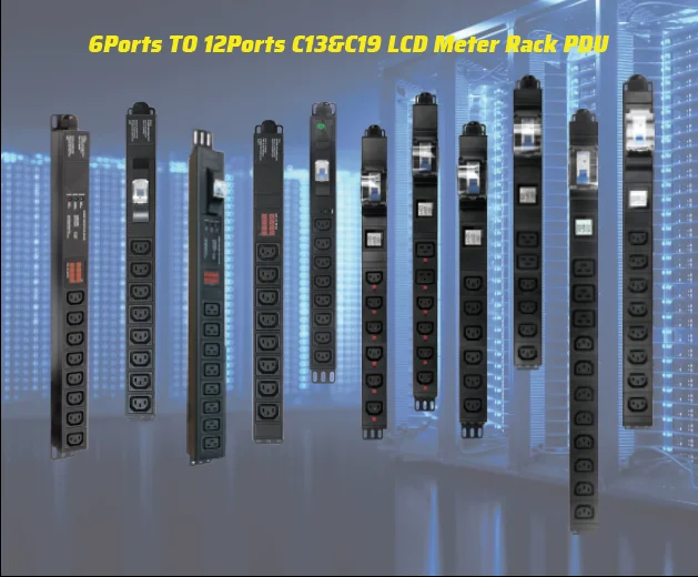 Custom PDU with Meter Display - 6way 30A 240V Power Strip