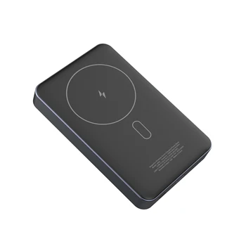 Pd 15w Wireless Fast Charging Magsafeic Power Bank Mini Slim Thin 5000 ...