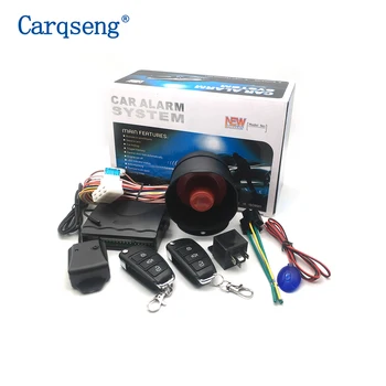 Carqseng Car Alarms Security System Keyless Entry Siren Remote Control ...