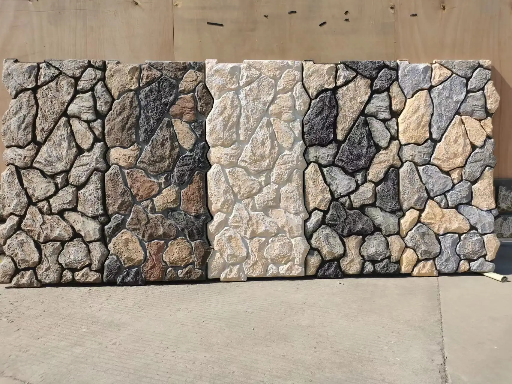 25mm to 60mm Polyurethane Foam Stone Wall Panels for Exterior