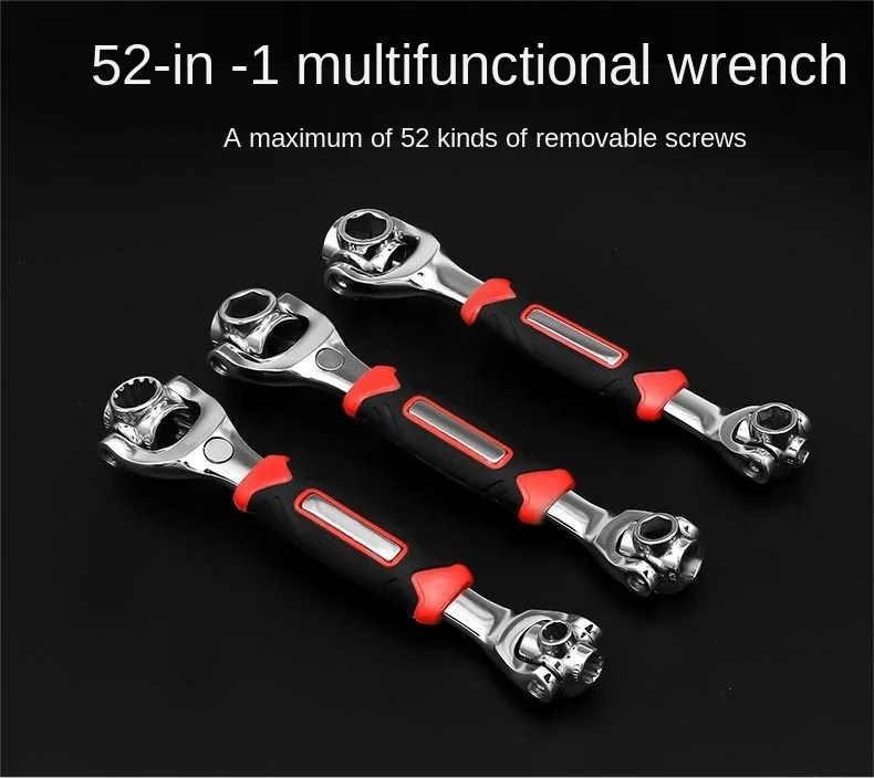 360 Degree Wrench 360 Degree 52 In1 Multi-functional Socket Wrench ...