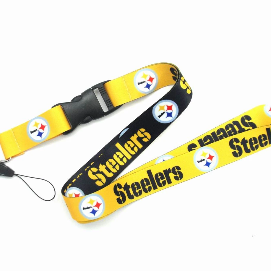 Premium Usa Nfl Logo Neck Lanyard 2 Sides 32 Football Teams Key Chain ...