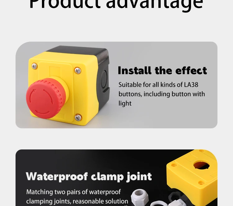 Emergency Stop Box Xb2 - Reliable Industrial Control