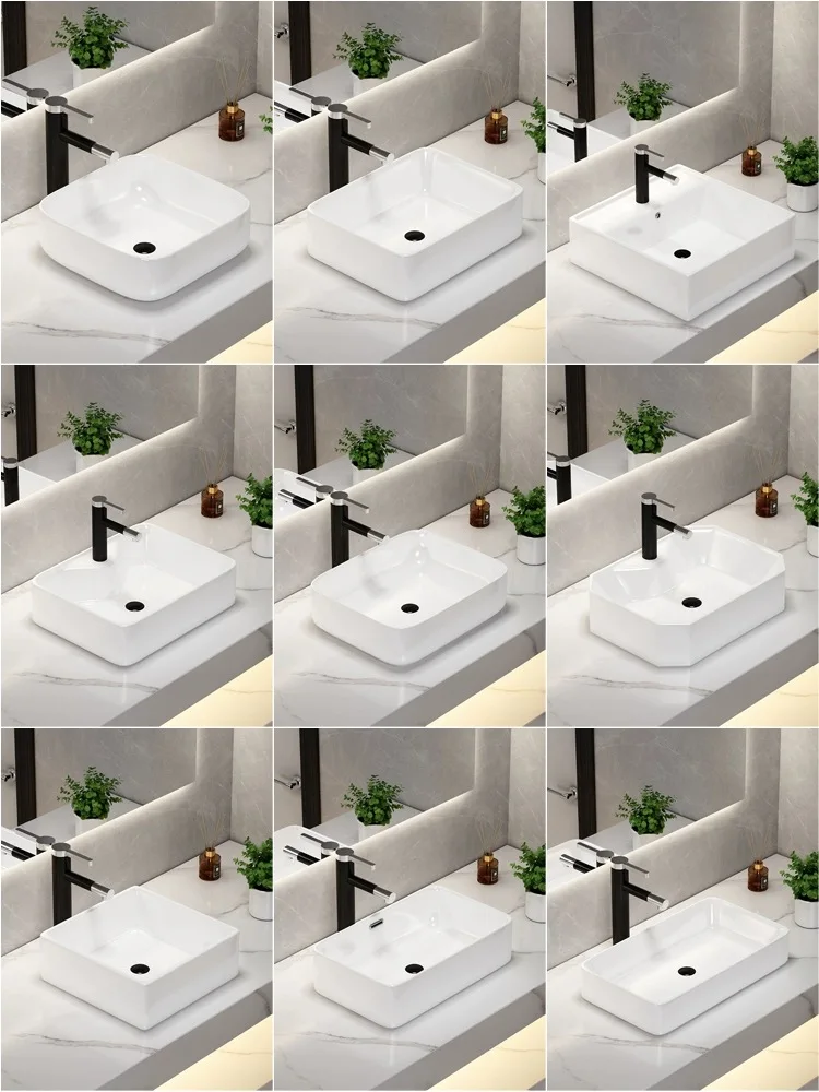 Modern Luxury Hotel Bathroom Vanity Hand Wash Basin Marble Style ...