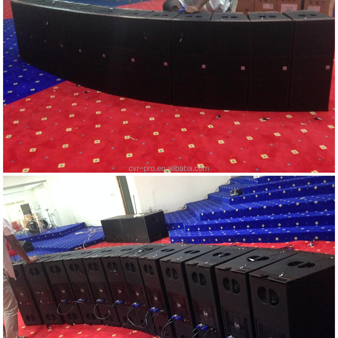 CVR Large Outdoor Concert Sound Line Array Speaker 12 Inch