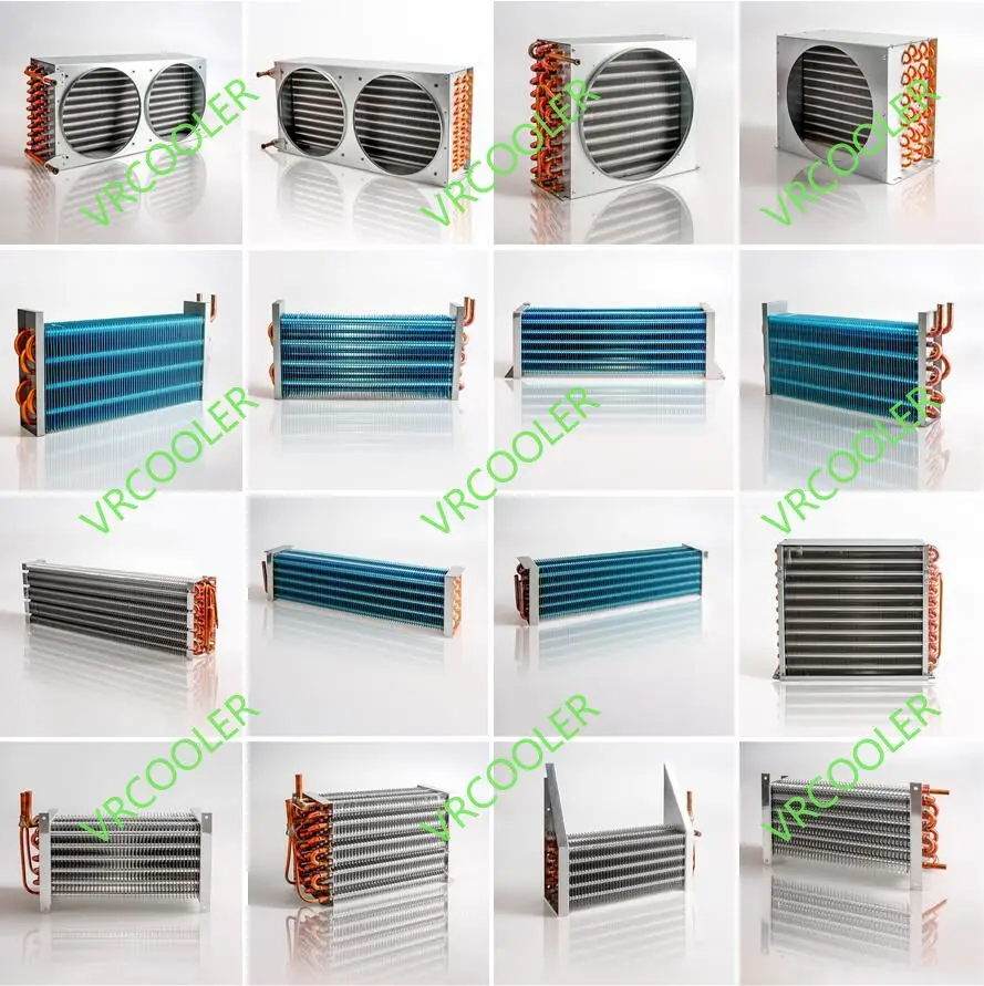 Tailor-made Auto Ac Cooling Condenser Copper Tube Aluminum Fin Coil ...